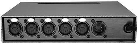 Doug Fleenor Design 125 5 4 Output Electrically Isolated Dmx Splitter With 5 Pin Xlr Connectors