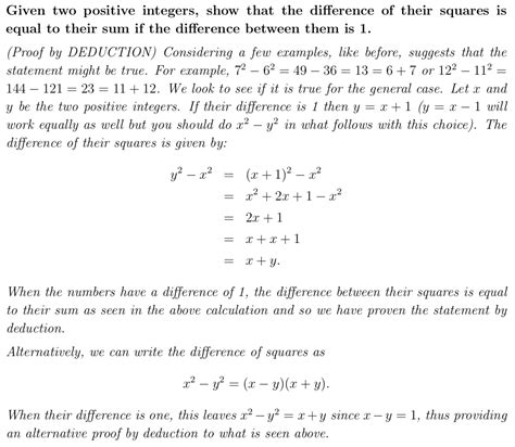 Mathematical Proof Examples Exam Style Questions