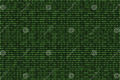 Green Matrix Background Of Binary Numbers Matrix Of Computer Data