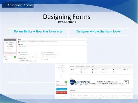 Dynamic Forms Designing Forms Forms Basics What Kind