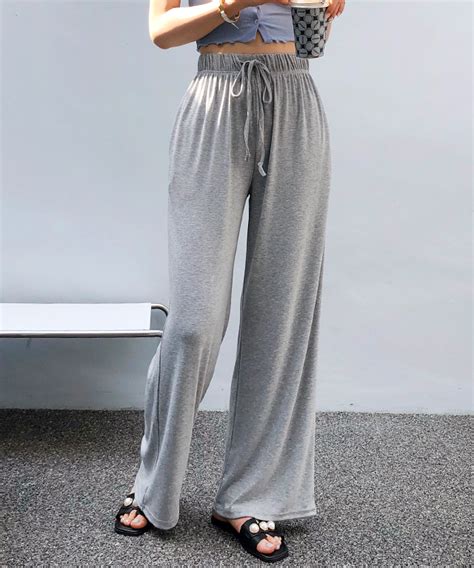 비비 와이드 롱 쭈리 밴딩 묶음 추리닝 롱 팬츠 바지 에이블리