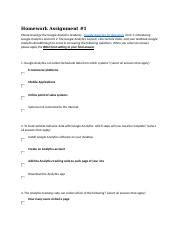 Digital Analytics Homework Assignment Docx Homework Assignment Please Leverage The