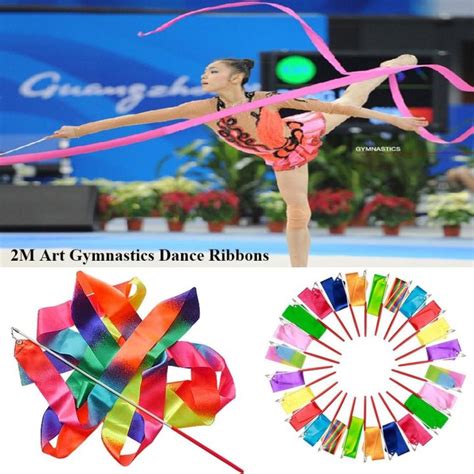 10 Colors Gymnastics Ribbon Ballet Streamer Dance Ribbon Artistic ...