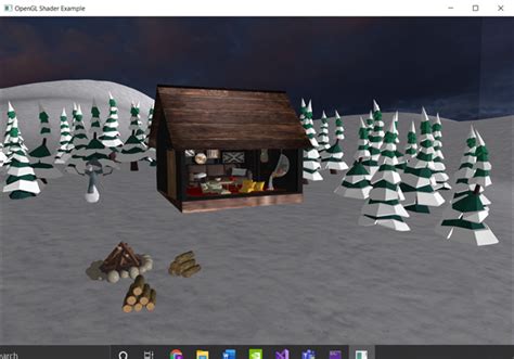 GitHub Sorinaioja OpenGL Project Cabin In The Mountain For PG Project Rd Year