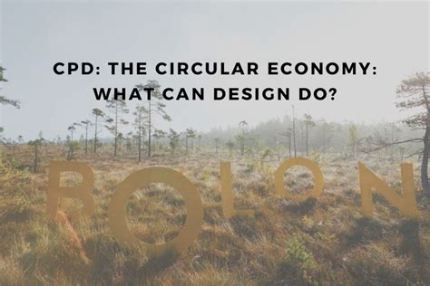 Circular Economy Material Circularity And Climate SBID Accredited CPD