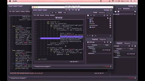 Godot Engine Building A Space Shooter Calumk Youtube