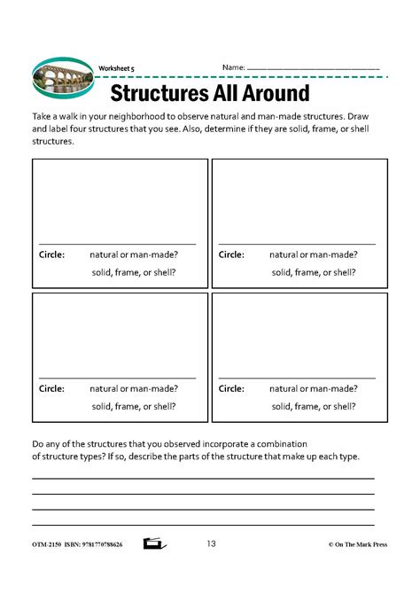 Structural Forms Grade 7 Lesson With Experiments