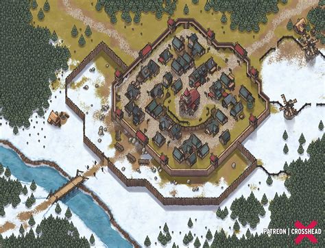 Made This Village Map With Isometric Assets I Designed For Dungeondraft