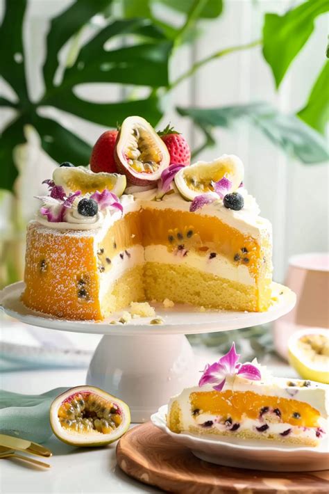 How To Make The Best Passion Fruit Sponge Cake Recipe Guide