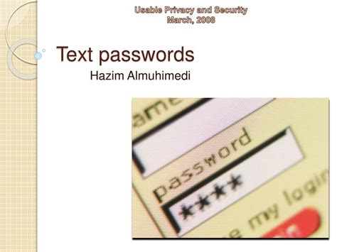 Ppt Text Passwords Powerpoint Presentation Free Download Id710013