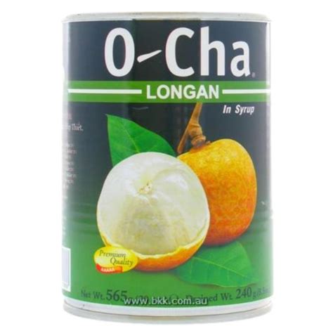 O Cha Longan In Syrup 12x565g Supplier Bkk Australia Pty Ltd