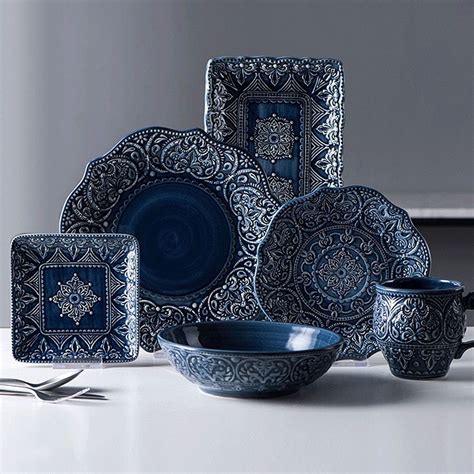 Blue Dinnerware Sets Artofit