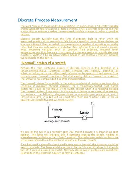 discrete process measurement pdf switch numerical control