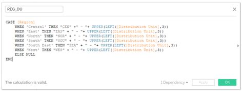 Case Statement In Tableau Step By Step Approach Using Case Statement