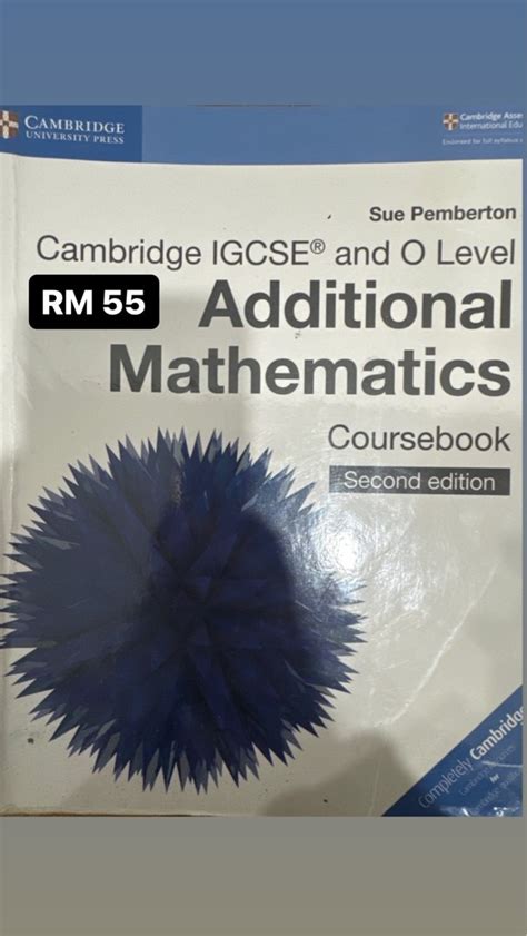 Additional Mathematics Igcse Textbook Hobbies And Toys Books
