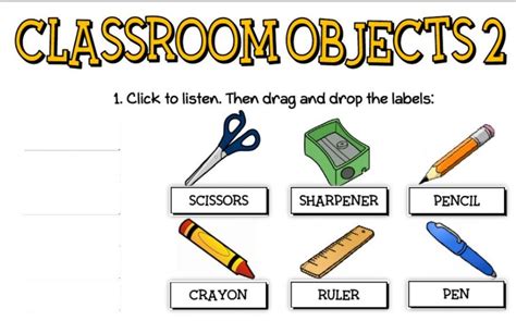 First Grade Class Objects July 26th 2021