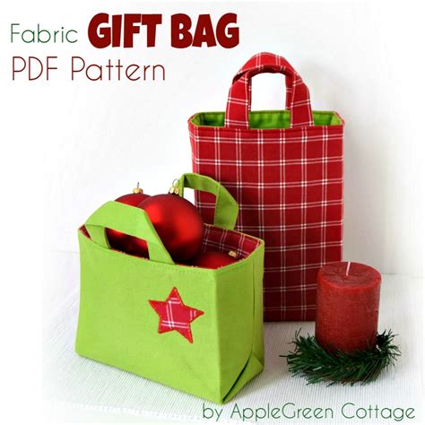 T Bag Pattern Perfect For Christmas Sewing Applegreen Cottage