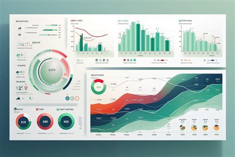 Premium Photo Modern Data Visualization Dashboard Design