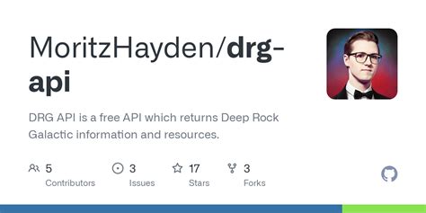 Github Moritzhayden Drg Api Drg Api Is A Free Api Which Returns Deep Rock Galactic