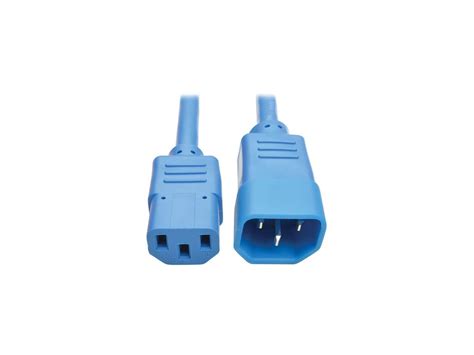 Tripp Lite Model P004 003 Abl 3 Ft Standard Computer Power Extension Cord 10a 18 Awg Iec 320