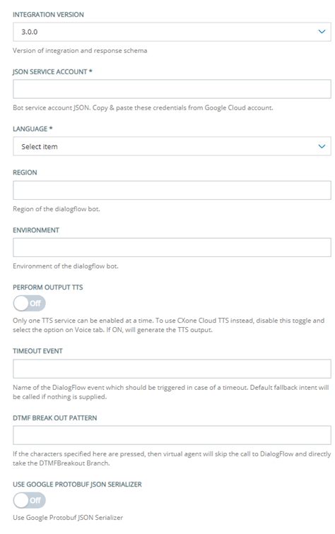 Integrate Google Dialogflow ES