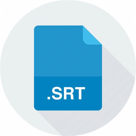 Srt Subrip Subtitle File Icon Download On Iconfinder