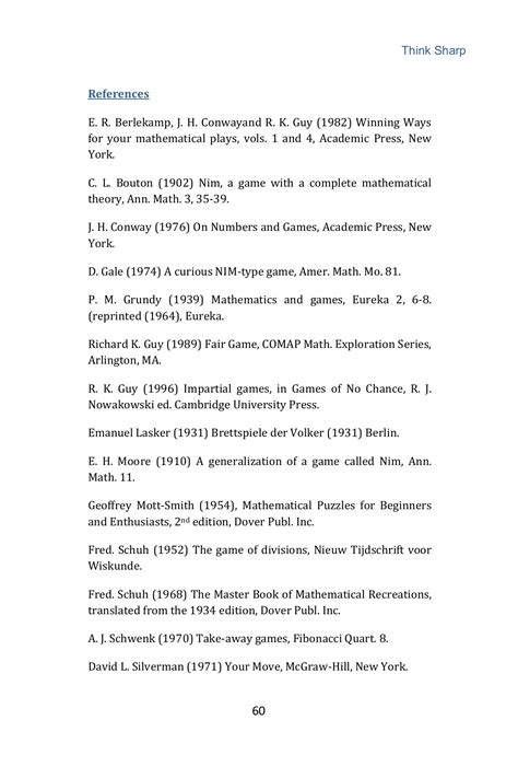 Think Sharp Combinatorial Game Theory Made Clear Danipedro2006