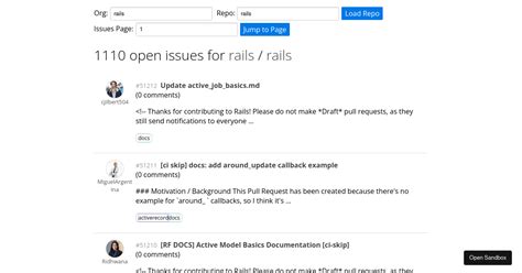 Rsk Github Issues Example Codesandbox