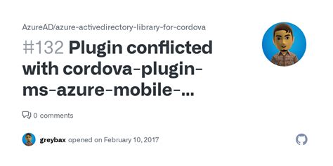 Plugin Conflicted With Cordova Plugin Ms Azure Mobile Engagement