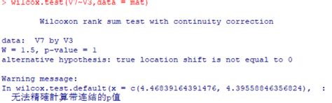 R Coin Package Wilcoxtest Function Returns Neither Error Nor Result Stack Overflow