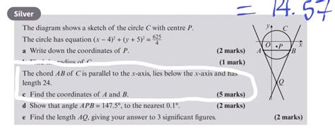 Y12 As Level Maths Pure Help On Question C Dont Understand On How