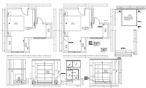 Bedroom Layout Plan Autocad Drawing Artofit