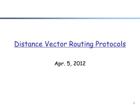 Ppt Distance Vector Routing Protocols Powerpoint Presentation Free Download Id3370215