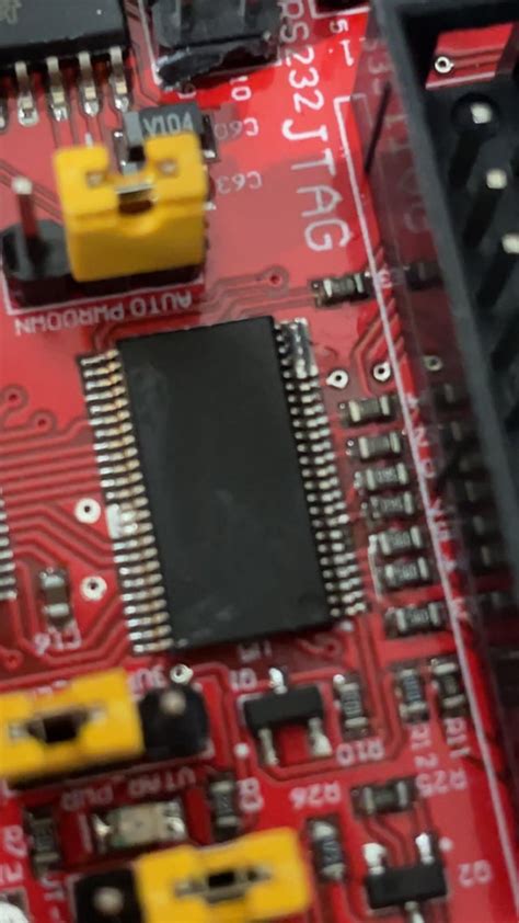 Question About This Tiao Jtag Programmer Seems To Have Bridged Points Or Are They Supposed To