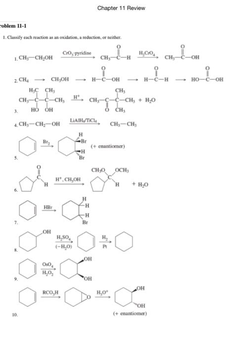 solved chapter 11 review roblem 11 1 1 classify each