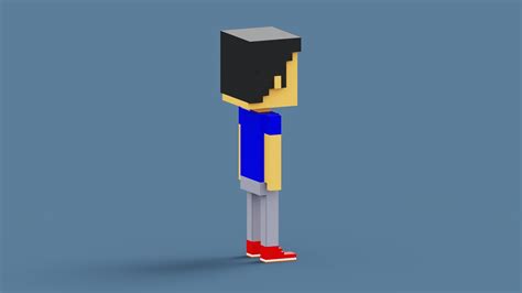 D NFT Voxel Character TurboSquid