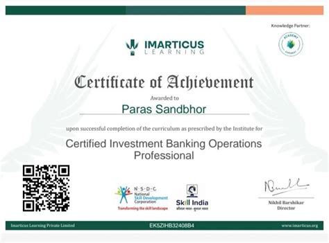 Hello Connections I Am Delighted To Announce That I Have Completed The Certified Investment