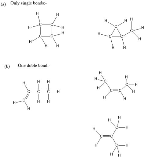 Draw Structures For All Constitutional Isomers With The Mole Quizlet