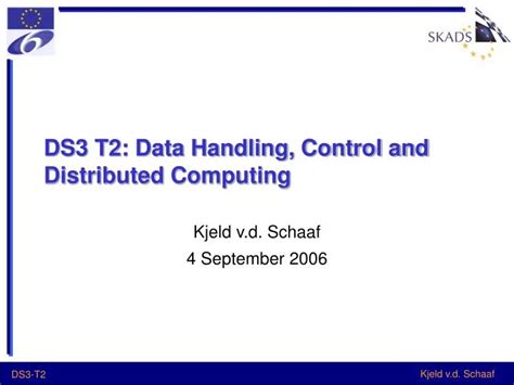 PPT DS3 T2 Data Handling Control And Distributed Computing PowerPoint Presentation ID 1722018