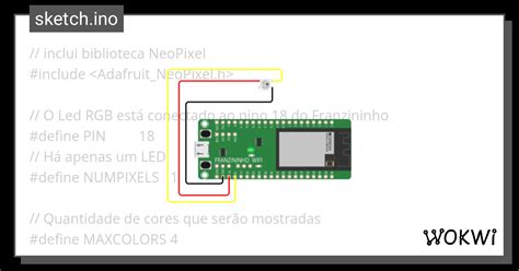Franzininho Wifi Neopixel Wokwi Esp32 Stm32 Arduino Simulator