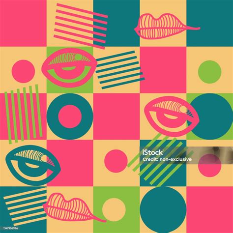 기하학적 벡터 다채로운 완벽 한 패턴입니다 커버 포스터 전단지 인쇄 카드 및 배너 디자인에 대 한 추상적인 모양 구성 배경입니다