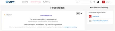 Install Project Quay Registry On OpenShift With Operator ComputingForGeeks