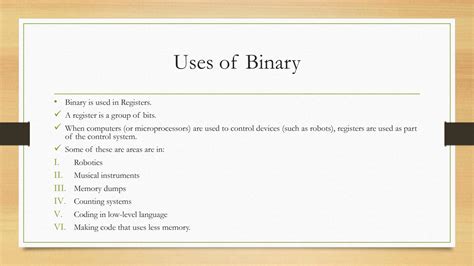 solution data representation uses of hexadecimal and binary pptx