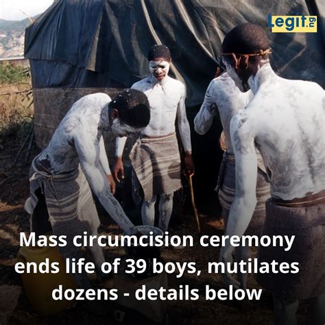 Legit.ng - A traditional initiation rite involving circumcision as a passage from boyhood to ...
