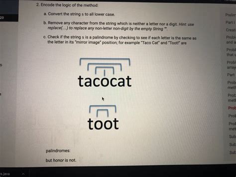 solved problem 6 palindrome 15 points total