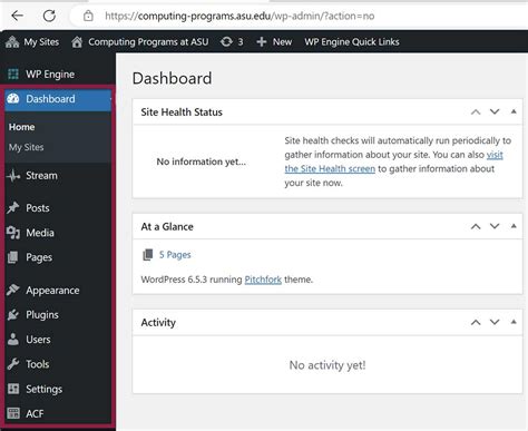 2 Getting To Know The Dashboard Pitchfork Theme For Wordpress