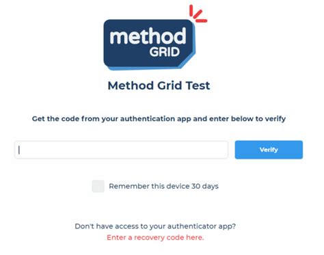 Two Factor Authentication Blog Method Grid