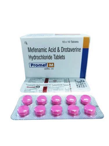 Drotaverine Hydrochloride Mefenamic Acid Tablet At ₹ 1200box Id
