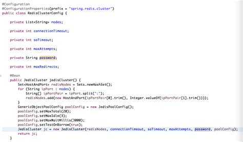Redis Cluster Password Problem With Jedis 290 · Issue 1570 · Redis