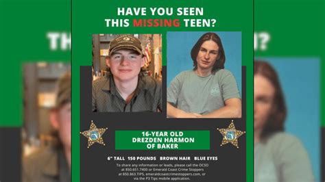Okaloosa County Sheriffs Office Seeks Publics Help In Finding Missing